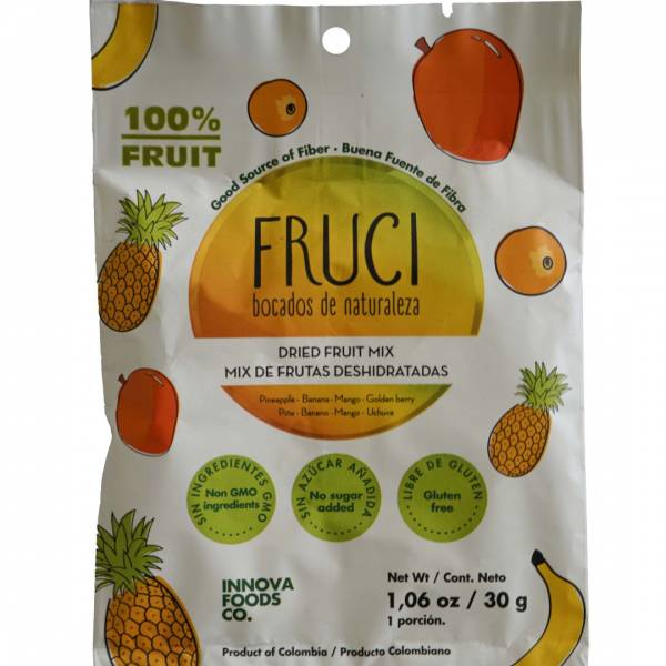 Fruci Dried Fruit Mix - 1.06 OZ - Gluten Free - Bosanet