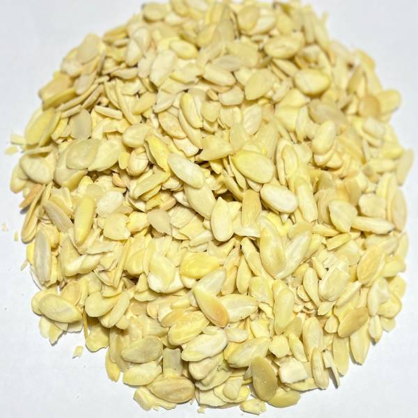 Organic Skinless Laminated Almonds - Bosanet